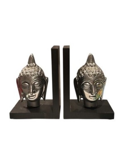 Unknown | Accents | Buddha Bookends Silver Office Library Home Decor ...